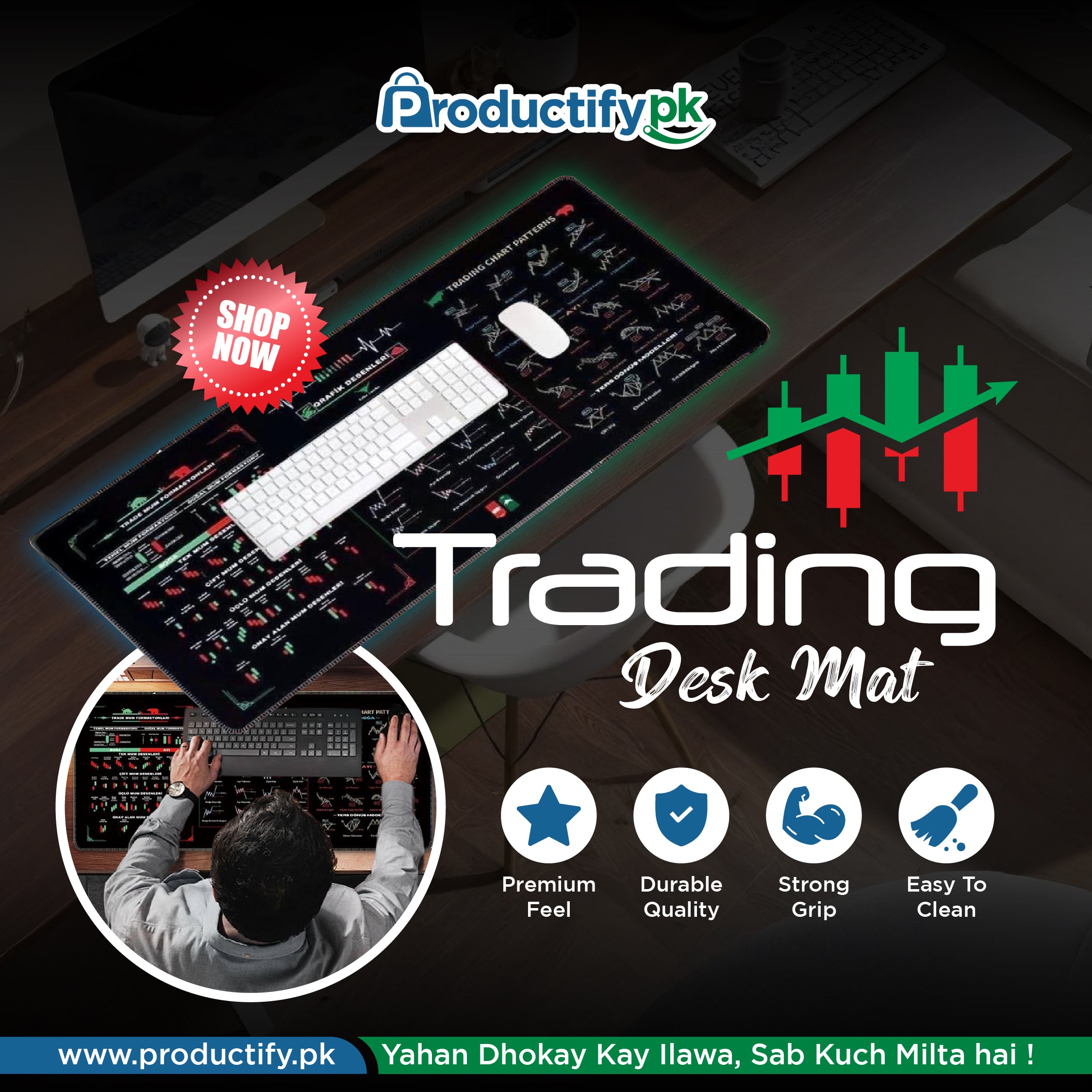Trading Desk Mat – Productify-pakistan